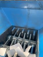 China Double Shaft Compact Structure Welding for Crushing Clothes Scrap PVC HDPE PP PET for sale