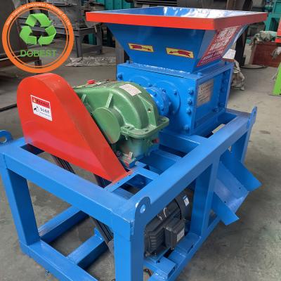 China Large Torque Scrap Heavy Melting Dual Shaft Single Motor Shredder for PVC HDPE PP PET for sale