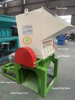 China 800kg/h Strong Low Noise Plastic Crusher Machine for Nylon PP Woven Bag Pipe Tube Barrel for sale