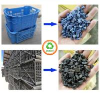 China 800kg/h Strong Low Noise Plastic Crusher Machine for Nylon PP Woven Bag Pipe Tube Barrel for sale