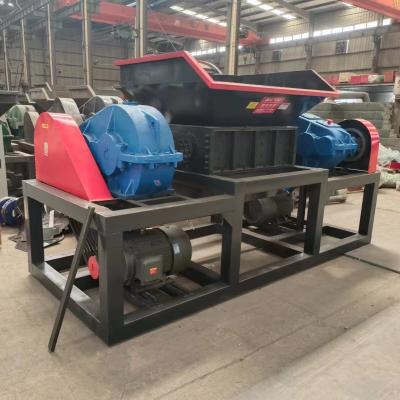 China 2024 Double Shaft Shredder Machine for Waste Plastics Bicycle Motorcycle Tire Recycling for sale