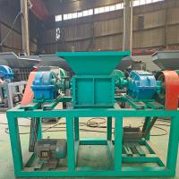 China 2024 Double Shaft Shredder Machine for Waste Plastics Bicycle Motorcycle Tire Recycling for sale