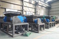 China 2024 Double Shaft Shredder Machine for Waste Plastics Bicycle Motorcycle Tire Recycling for sale