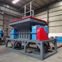 China Double Shaft Shredder for Plastic PET Bottle Scrap Metal Waste Wooden Pallet Recycling for sale