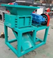 China 380V/50HZ/3PHASE Scrap Dual Shaft Single Motor Shredder for PVC HDPE PP PET Recycling for sale