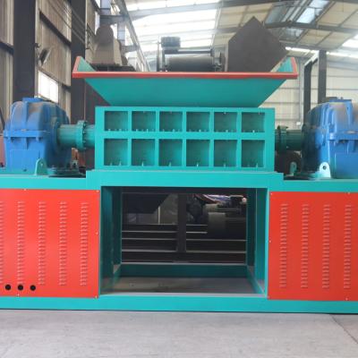 China PS Material Waste Truck Tires Double Shaft Shredder Machine with Easy Opperation for sale