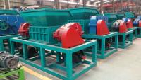 China PS Material Waste Truck Tires Double Shaft Shredder Machine with Easy Opperation for sale