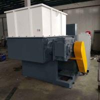 China Waste Oil Barrel Straw Waste PP Plastic Packing Tape Shredder Machine Shaft Design Single for sale