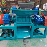 China Max.Production Capacity kg/h 4000 Waste Plastic Recycling Dual Shaft Double Motor Shredder for sale