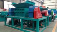 China 9CrSi/D2/SKD-11 Blades Dual Shaft Double Motor Shredder for Low Speed Heavy Scrap Melting for sale