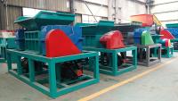 China 9CrSi/D2/SKD-11 Blades Dual Shaft Double Motor Shredder for Low Speed Heavy Scrap Melting for sale