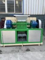 China 9CrSi/D2/SKD-11 Blades Dual Shaft Double Motor Shredder for Low Speed Heavy Scrap Melting for sale