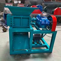 China Waste Wood Pallet Rubber Tire Recycling Double Shaft Shredder Machine for Shredding for sale