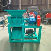 China Waste Wood Pallet Rubber Tire Recycling Double Shaft Shredder Machine for Shredding for sale