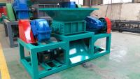 China Non-Standard Customization Scrap Heavy Melting PVC HDPE PP PET Waste Double Shaft Double Motor Shredder Machine for sale