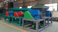 China Non-Standard Customization Scrap Heavy Melting PVC HDPE PP PET Waste Double Shaft Double Motor Shredder Machine for sale