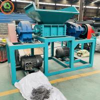China 1T Weight Scrap Heavy Melting PVC HDPE PP PET Waste Double Shaft Double Motor Shredder Machine for sale
