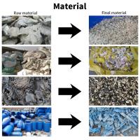 China 0.6T Weight Wood Recycling Shredder with Multifunctional and Double Shaft Design for sale