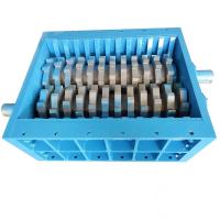 China Double Shaft Double Motor Shredder Machine for Waste Plastic Scrap Metal Crusher at 2100*1000*1650MM for sale