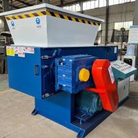 China 500kg/h Single Shaft Shredder for Plastic Bottles and Scrap Metal Cans Easy Operation for sale