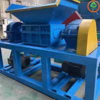 China PET Waste Double Shaft Double Motor Shredder Machine for Scrap Heavy Melting PVC HDPE PP for sale