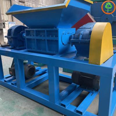 China PET Waste Double Shaft Double Motor Shredder Machine for Scrap Heavy Melting PVC HDPE PP for sale