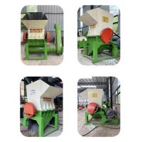 China Domestic PVC Plastic Shredder 10HP Plastic Bottle Crusher for 800kg/h Recycling for sale