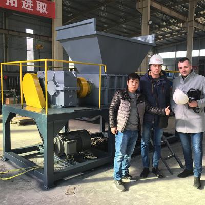 China Double Shaft Dual Power Shredder Machine for Plastic Basin in Machinery Repair Shops for sale