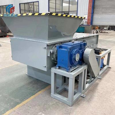 China 500kg/h Low Speed Rubbish Nylon Strips Single Shaft Shredder Machine for Wood Shredding for sale