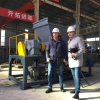 China Max.Production Capacity 4000kg/h Twin Power Shredder for of Materials Plastic Sheet for sale