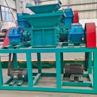 China PE Plastic Film Twin Shaft Twin Power Shredder with 2100x1000x1650MM Dimension for sale