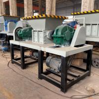 China PE Plastic Film Twin Shaft Twin Power Shredder with 2100x1000x1650MM Dimension for sale