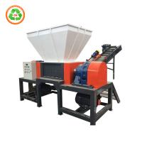 China Twin Axis Twin Motor Shredder for Small Car Tires and Holding Knife Thickness 1cm-5cm for sale