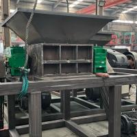 China Low Noise Latest Generation Old Leather Plastic Bags Shredder Machine for Recycling for sale