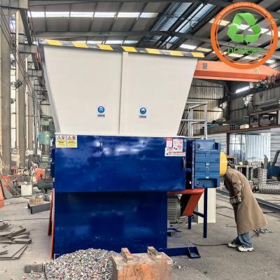 China Scrap Shredder Machine for Secure Automation Control of Nylon Strips Textile Recycling for sale