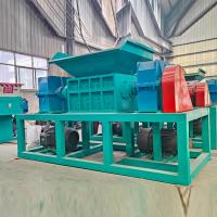 China Double Shaft Multifunctional Waste Tire Shredder for Plastic Bucket Recycling Solution for sale