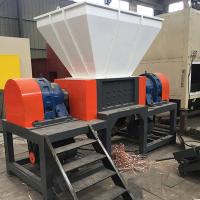 China Recycling PP Jumbo Bags Metal Scraps Tires Waste Plastic Wood Double Shaft Shredder for sale