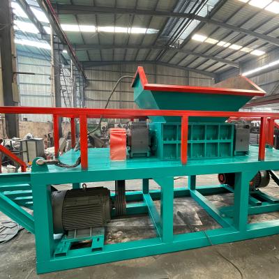 China Multifunctional Double Hob Shredder for Recycling Waste Mulch Film and Old Fishing Net for sale