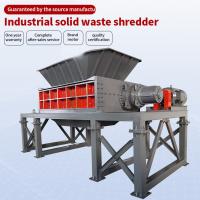 China Tire Shredder Waste Tyre Recycling Machine with 300-500 kg/h Production Capacity for sale