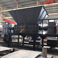 China 15-24RPM Tire Shredder for Waste Plastic Crusher High Output Scrap Shredder Machine for sale