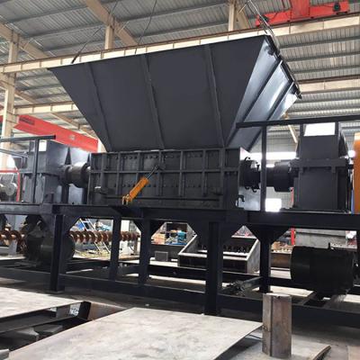 China 15-24RPM Tire Shredder for Waste Plastic Crusher High Output Scrap Shredder Machine for sale