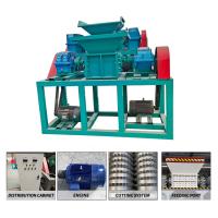 China 15-24RPM Tire Shredder for Waste Plastic Crusher High Output Scrap Shredder Machine for sale