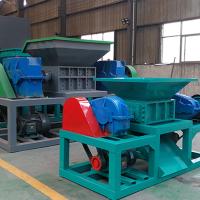 China 380V Double Shaft Shredder for Tire Recycling and High Capacity Scrap Metal Shredding for sale