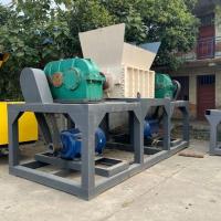 China 1T Weight Double Shaft Shredding Machine for Scrap Metal Shredder of Iron Steel Barrels for sale