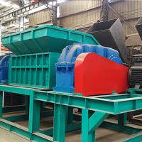 China 1000 kg Double Shaft Shredder for Iron Aluminum Car Steel Crushing and Shredding System for sale