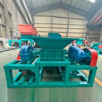 China Efficiently Recycle Wood Plastic Metal Electronic Waste with Our Dual-Shaft Shredder for sale