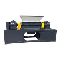 China Waste Tyre Shredding Machine with 600kg/h Capacity at Manufacturing Plant for sale