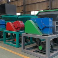 China Waste Scrap Tyre Plastic Double Shaft Shredder for Lithium Ion Battery Recycling Plant for sale