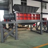 China Double Shaft Box Shredder Crusher for Plastic And Rubber Metal Machinery at 1600kg/h for sale