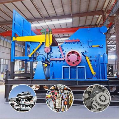 China High Copper Purity Metal Scrap Hammer Crusher for Bicycle and Motorcycle Body Crushing for sale